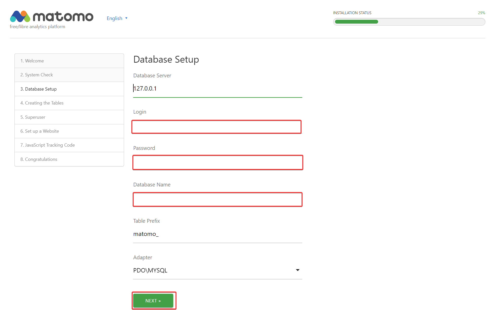 How to install Matomo - Arimetrics