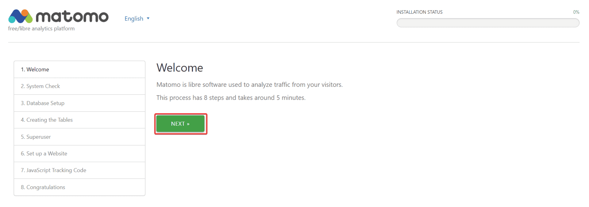 How to install Matomo - Arimetrics