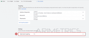 How to disable target expansion in Google Ads - Arimetrics